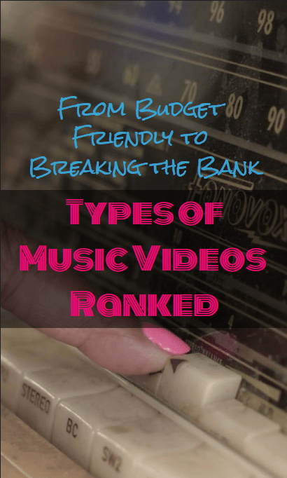 Types of Music Videos Ranked • Video Production | Music Studio | Delaware
